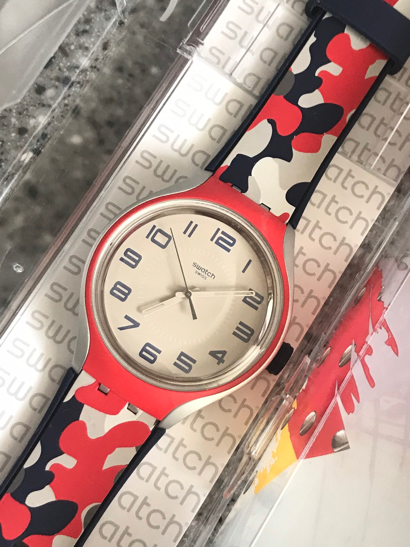 Swatch Irony X Lite 41mm Face Newer Model Swiss Quartz Swatch Watch New ...