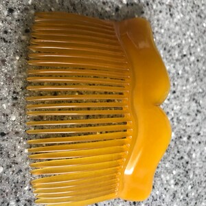Antique/vintage Gorgeous Bakelite or Plastic Butterscotch Colored Hair ...