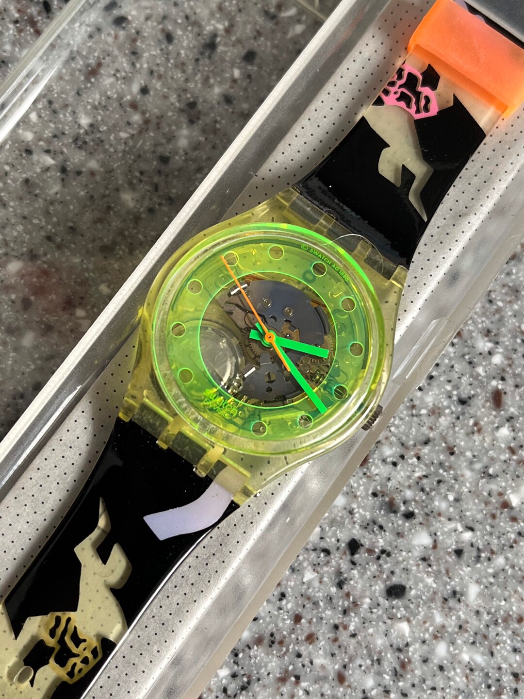 1991 Swatch Vintage Watch GK133 Bermudas Never Worn in Original Box ...
