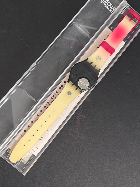 NEW vintage Swatch watch X-mas POMPADOUR GX106 never … - Gem
