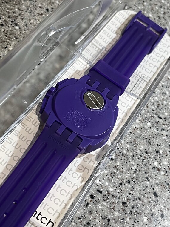 Fabulous Swatch Watch Chronograph Purple Rain or Run … - Gem