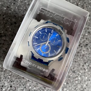 Swatch Watch Irony Analog Display Chronograph Aluminum Irony X Lite ...