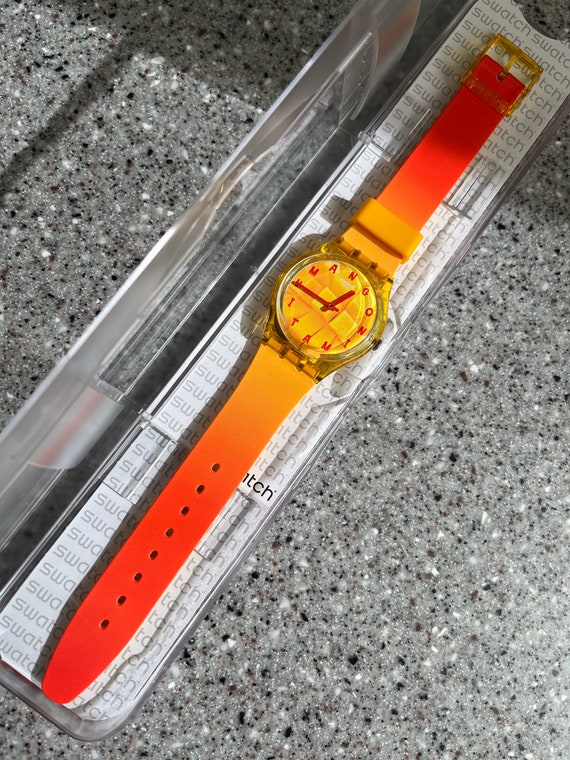 Mango Vitamin Swatch Watch really fun design beautifu… - Gem