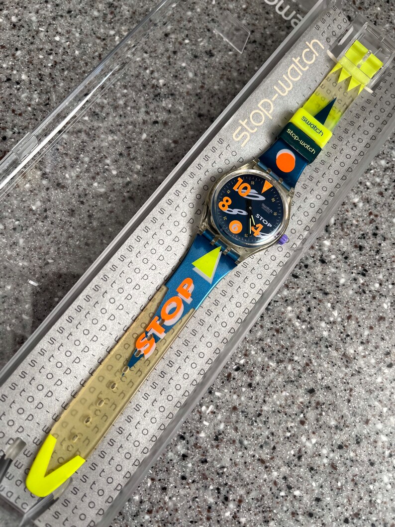 Vintage Swatch Watch Stop Watch Swiss Made RARE Model SSK102 - Etsy