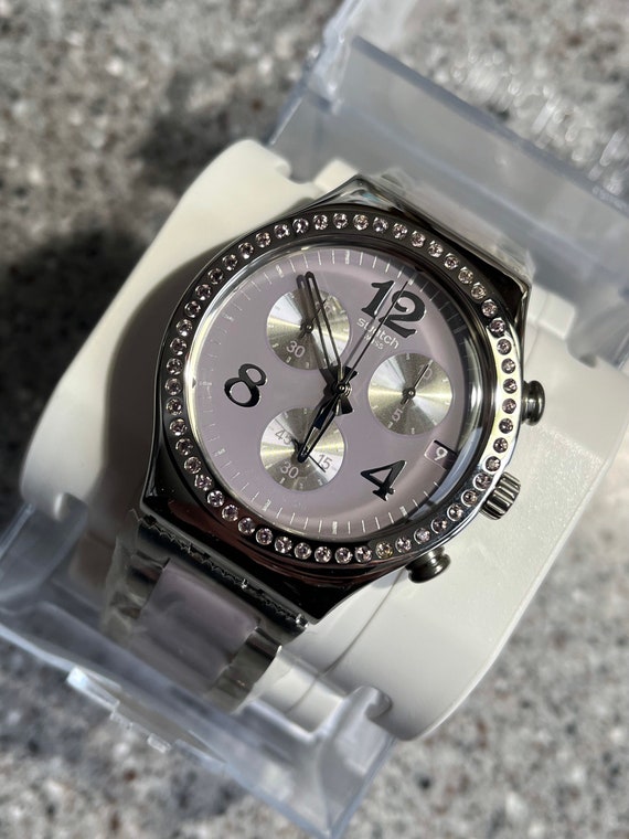 Swatch Watch Unisex Secret Thought Mauve-Beige 40mm d… - Gem