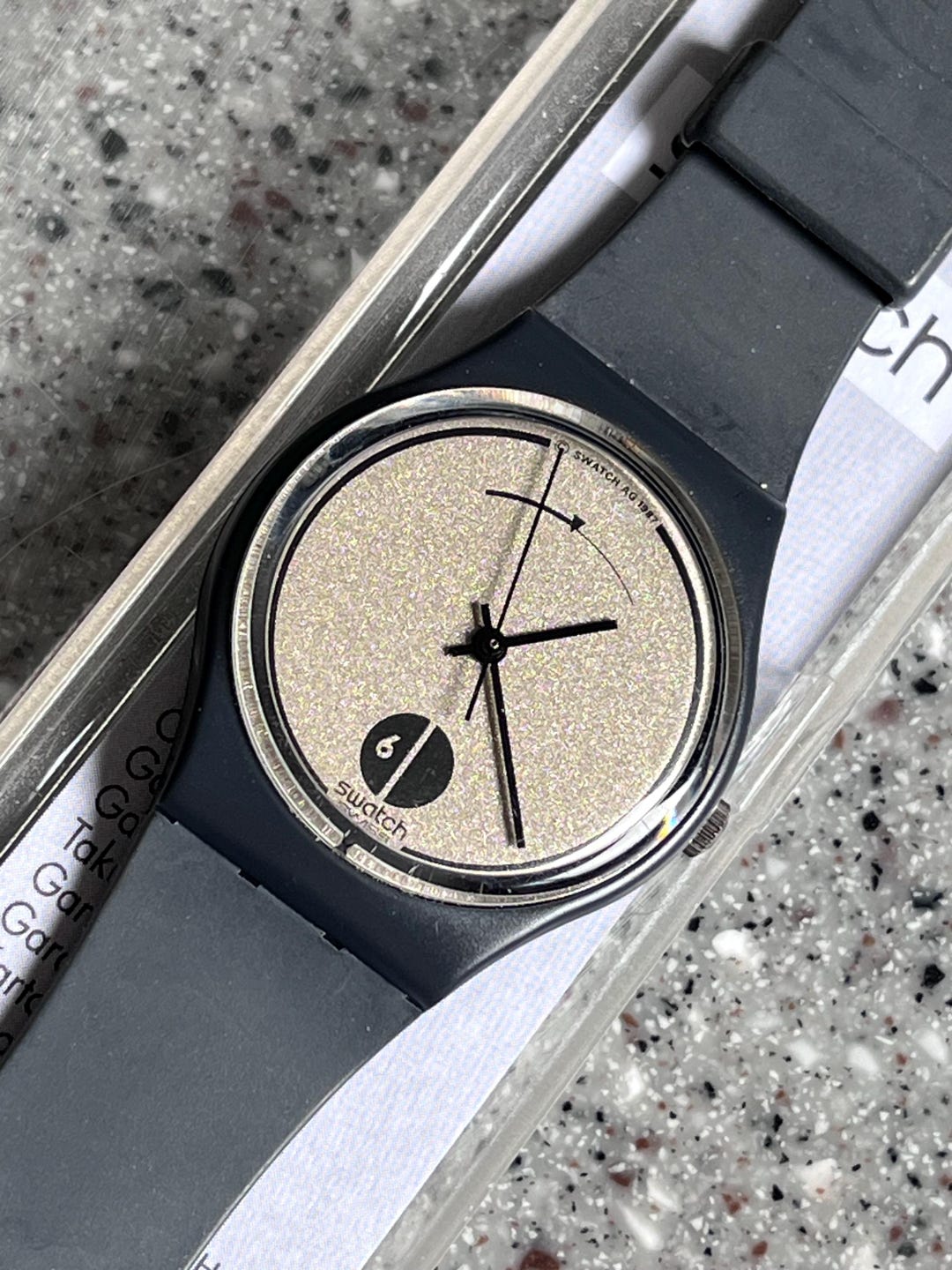 Vintage Swatch Watch 1987 RARE New Unused Condition, in Box Running ...