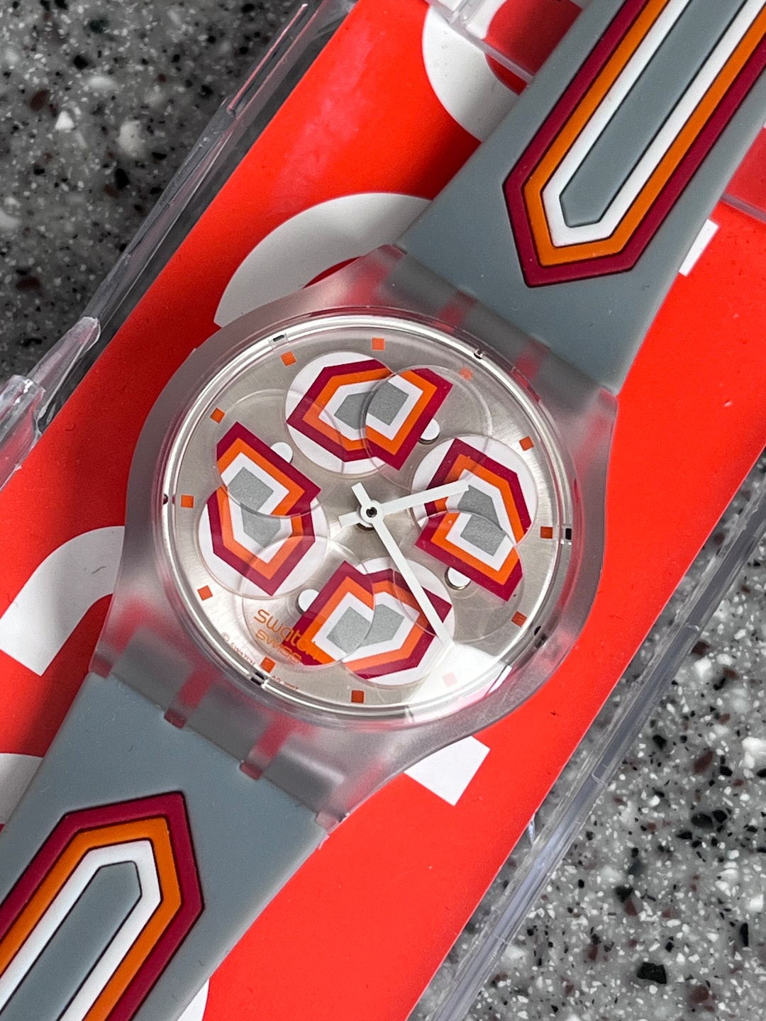 Swatch Vintage Watch Called Moving Flower SUPK100 Never Worn No Box ...