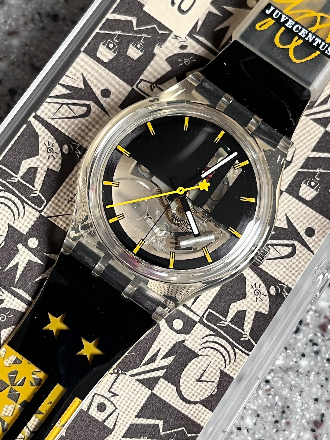 NEW Unworn in Box Access Swatch Watch for Soccer or Football Lovers ...