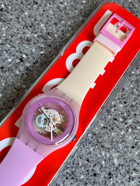 Swatch Watch 41mm dial SUOP101 Sweet Me silicone band… - Gem