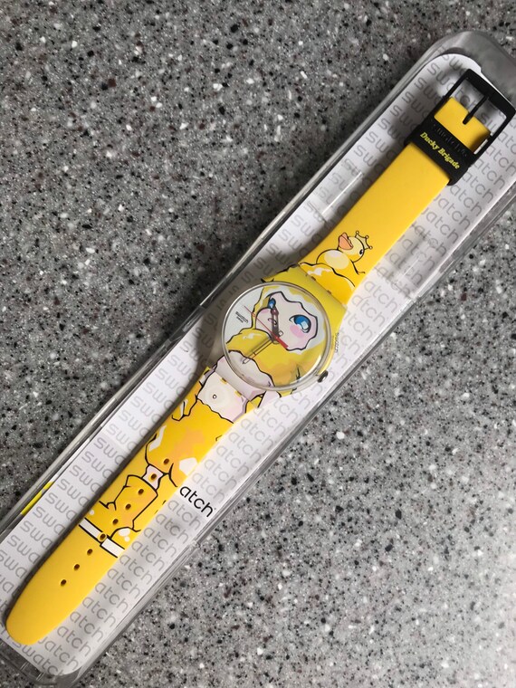 Ducky Brigade Vintage Swatch Watch by Hiroyuki Matsuu… - Gem