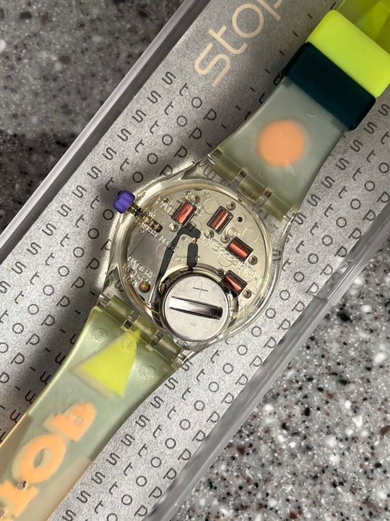 Vintage Swatch Watch Stop Watch Swiss Made RARE model… - Gem