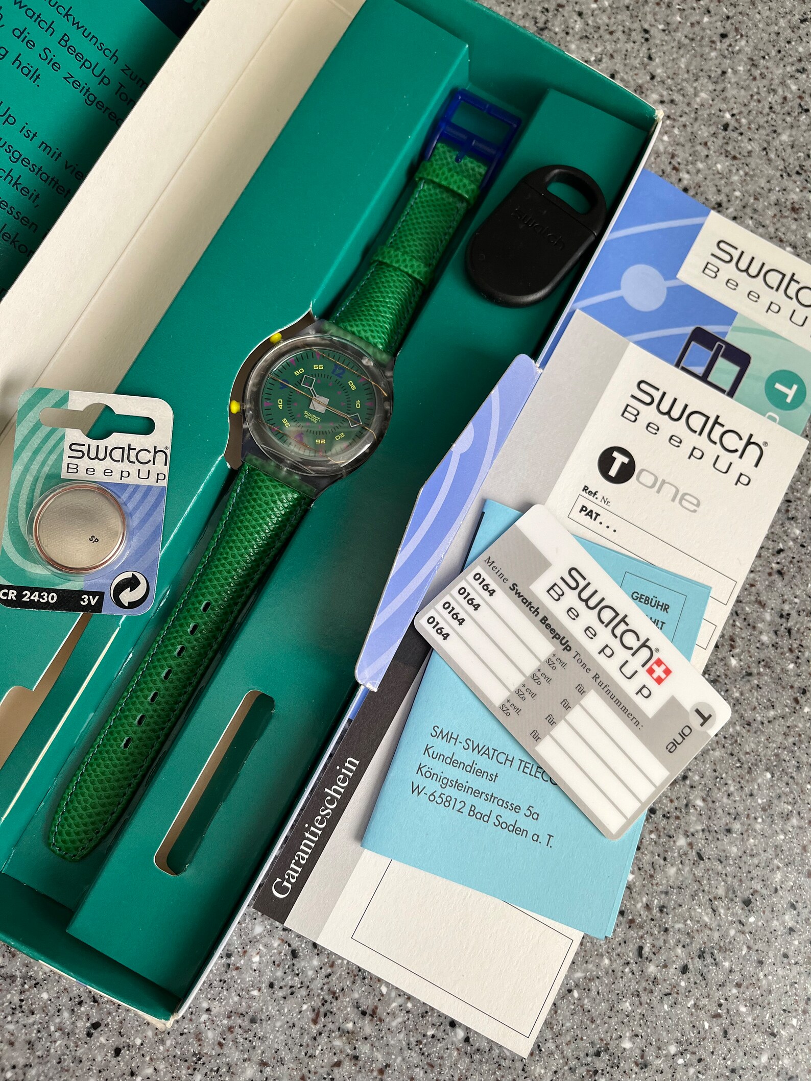 Swatch Pager Beep up PAT114 Jushinki RARE Pager Function Watch UNTESTED ...