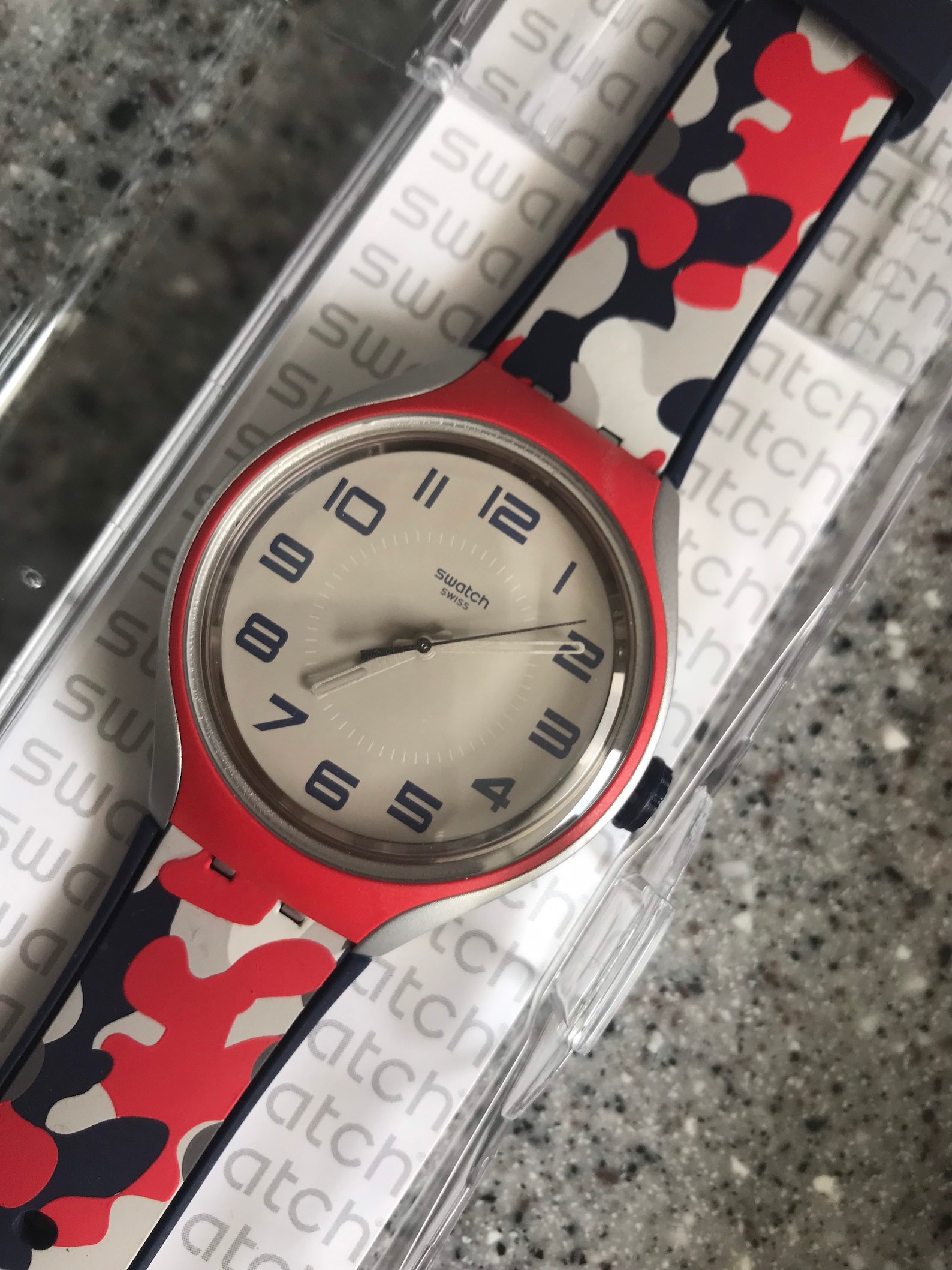 Swatch Irony X Lite 41mm Face Newer Model Swiss Quartz Swatch Watch New ...