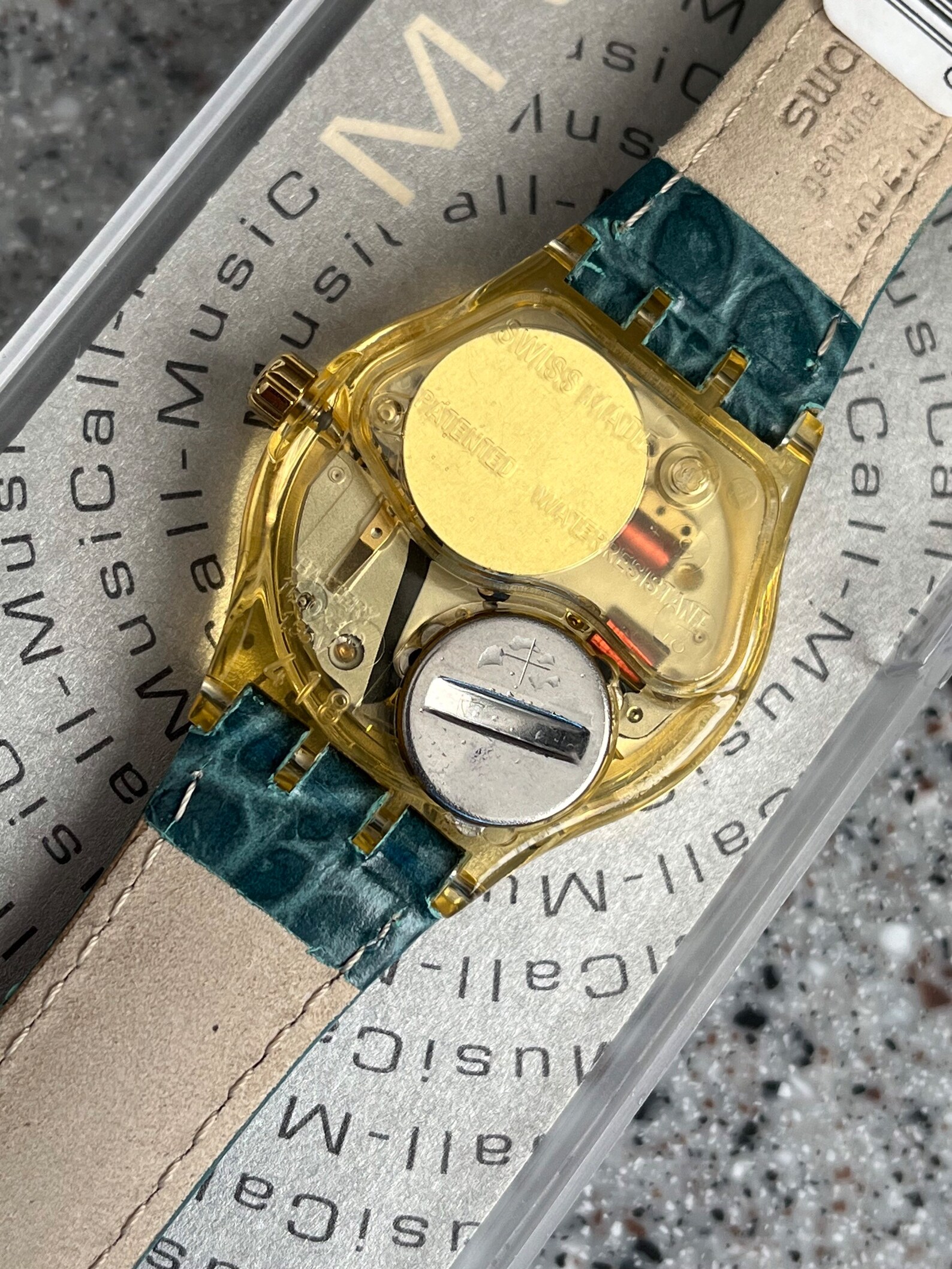 Swatch Vintage Watch Musical Musicall Called Fagotto Model SLJ101 in ...