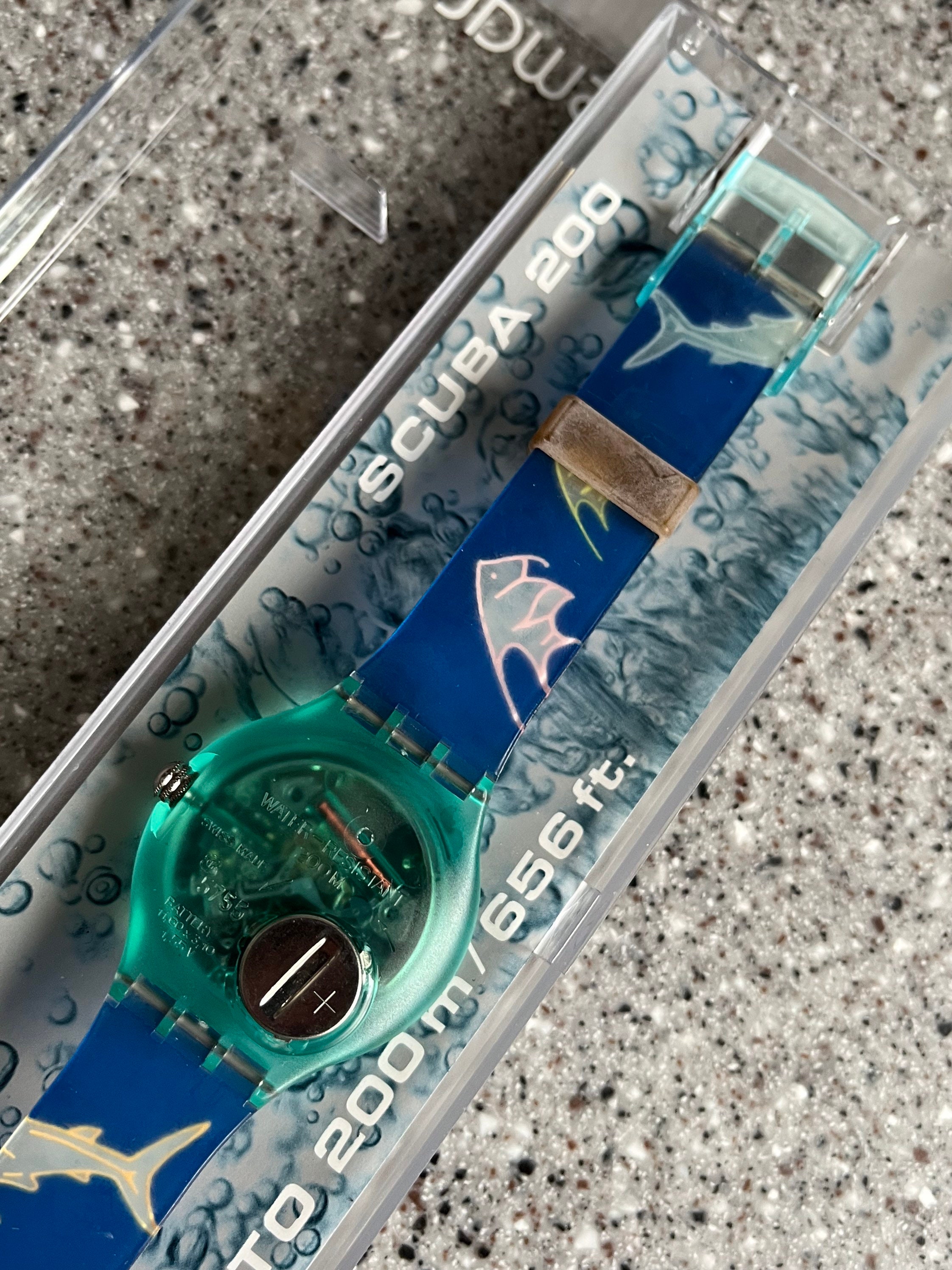 Vintage Swatch Watch Happy Fish SDN101 New Old Stock Never | Etsy