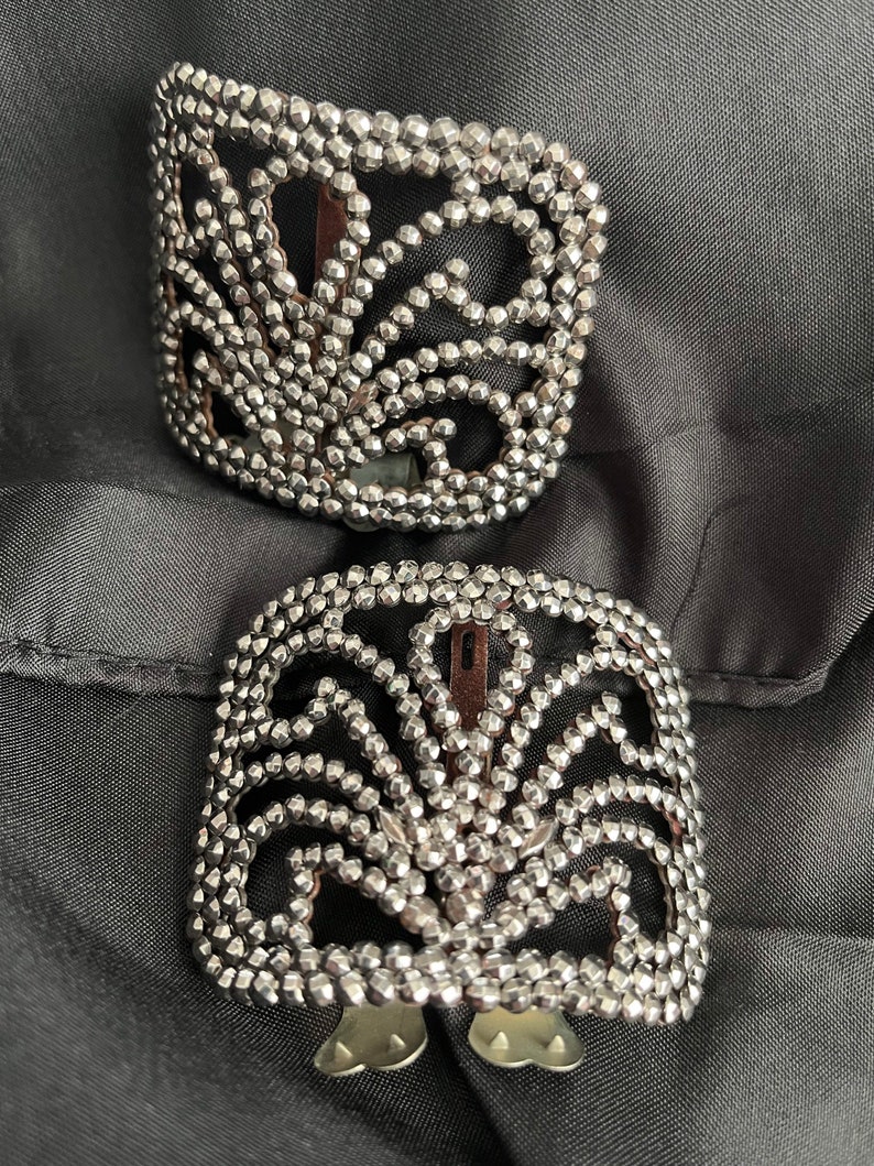 1800s Steel Cut RARE Antique Vintage Shoe Clip Accessories Large ...