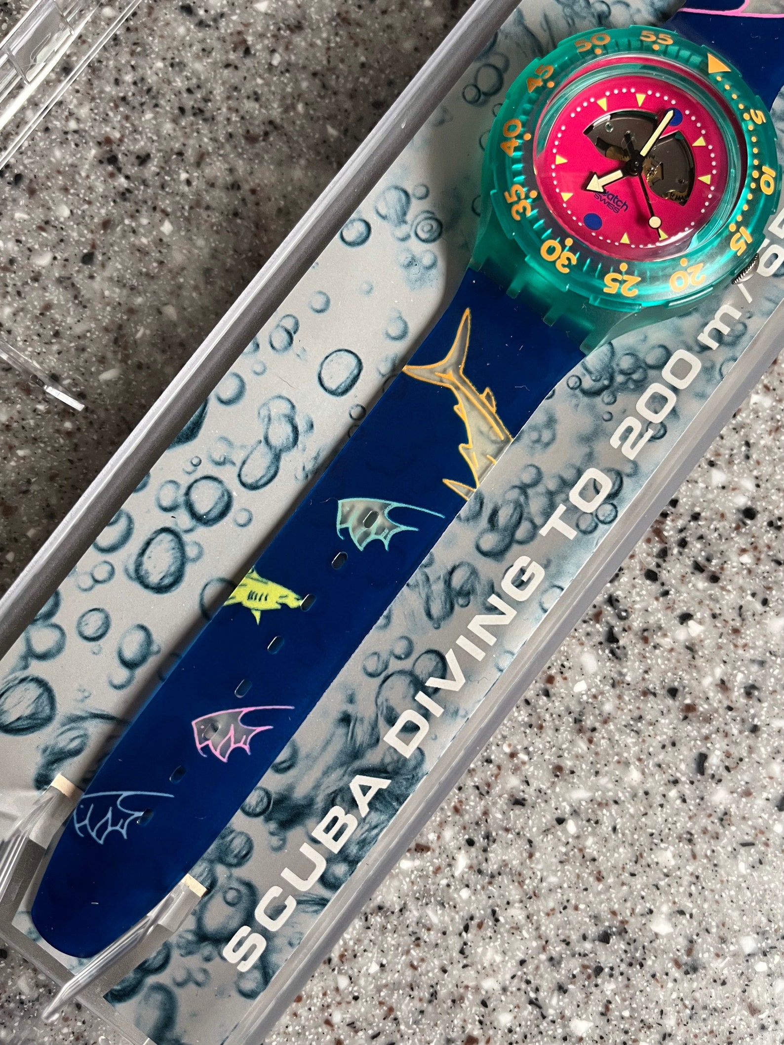 Vintage Swatch Watch Happy Fish SDN101 New Old Stock Never | Etsy