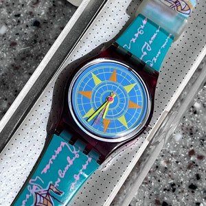 SWATCH Swatch Lady Compass LV100 Christopher Columbus Watch 1991 25mm ...