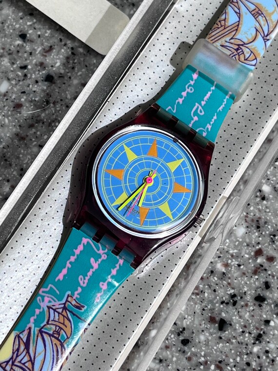 SWATCH Swatch Lady Compass LV100 Christopher Columbus… - Gem