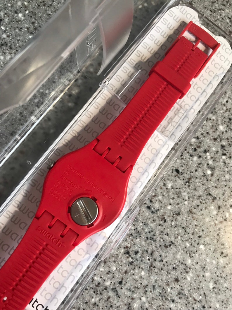 Swatch Watch Special xx-rated Red SUOR400 newer gents size New | Etsy