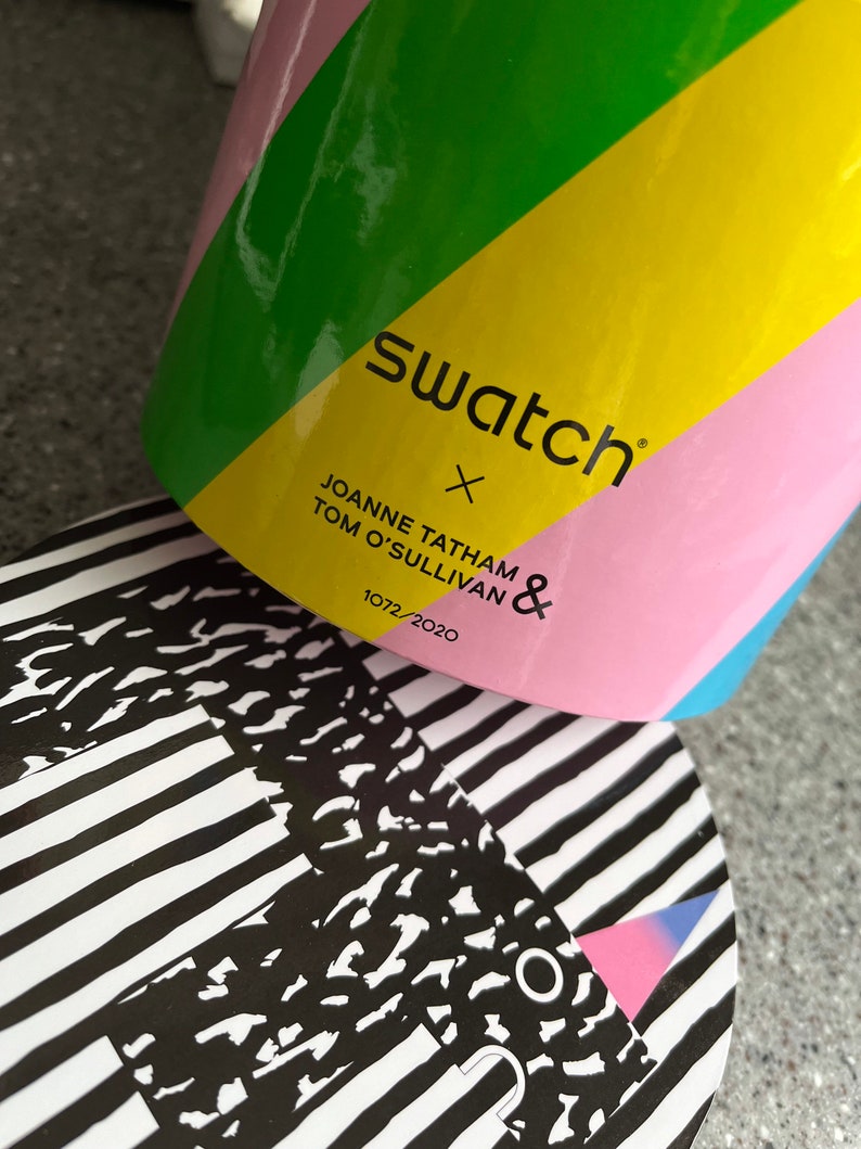 RARE Numbered Swatch Watch Does the IT Tick by Joanne Tatham & - Etsy