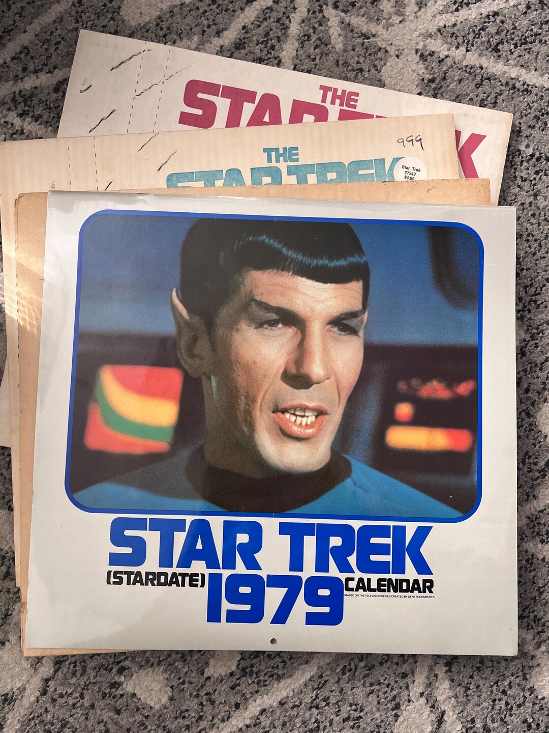 Star Trek 1976,78 and Two 79 Stardate Calendars MINT in Box, One Opened ...