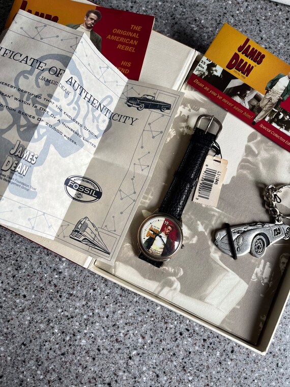 1993 Vintage NEW Fossil James Dean Limited Watch set,… - Gem