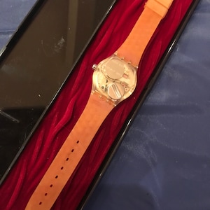 Swatch Watch Vintage Peter Gabriel “adam” Musical SLZ106 New Old Stock New in Box With Battery ...