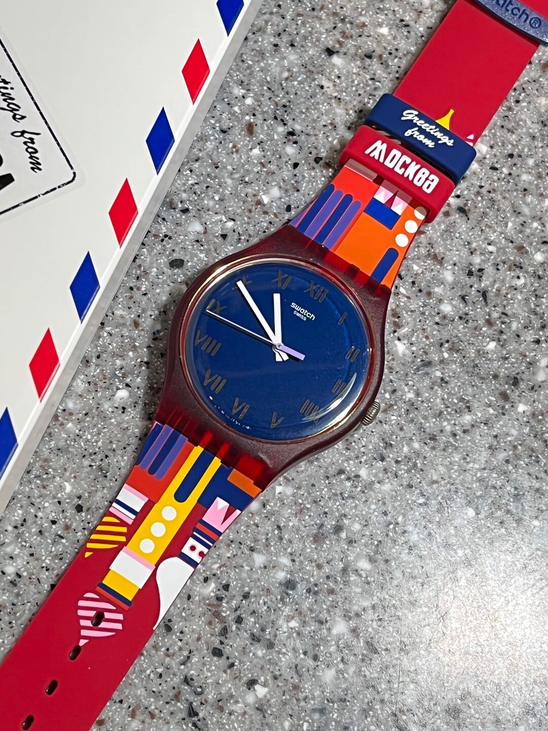 Destination Swatch Watch Mockba Moscow Rare and Limited Swatch - Etsy