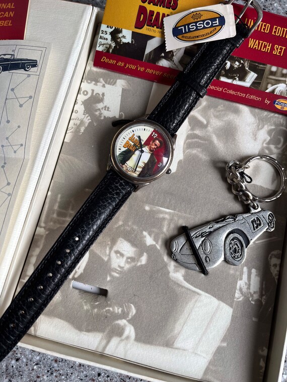 1993 Vintage NEW Fossil James Dean Limited Watch set,… - Gem