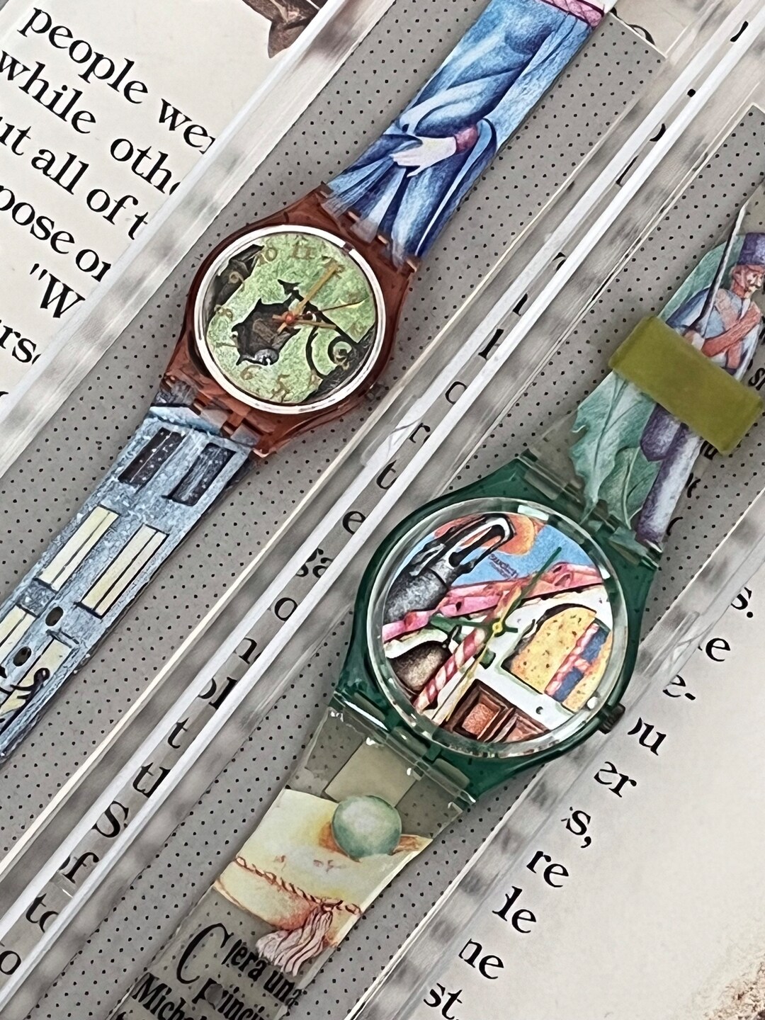 1993 Vintage Presentation Swatch Watch GG123 Pack Boston Book RARE ...