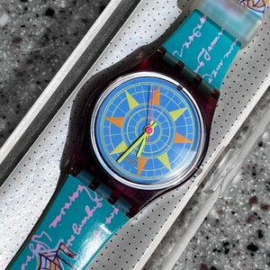 SWATCH Swatch Lady Compass LV100 Christopher Columbus Watch 1991 25mm ...