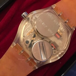 Swatch Watch Vintage Peter Gabriel “adam” Musical SLZ106 New Old Stock New in Box With Battery ...
