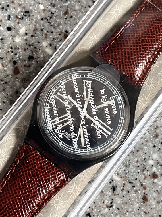 NEW Vintage SOLAR Rare Swatch Watch 90s never worn in… - Gem
