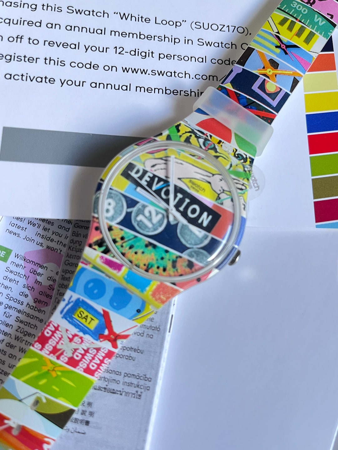 Swatch Watch Special 41mm in Original Box With Battery and Certificate ...