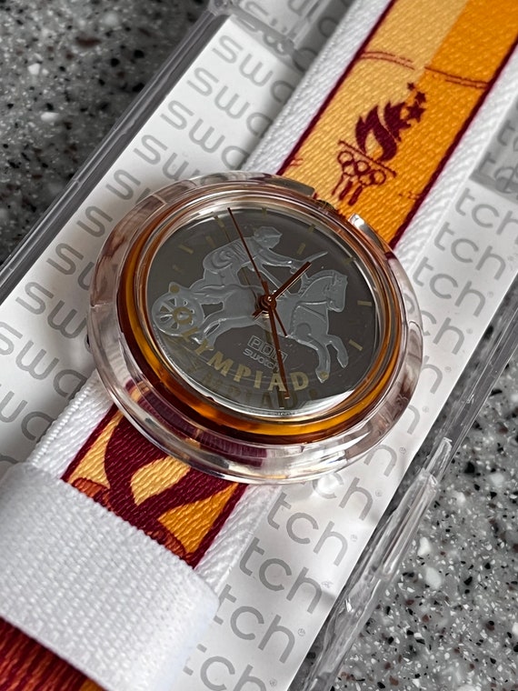 Swatch Vintage Pop Watch 1995 RARE unworn PMZ103 swat… - Gem