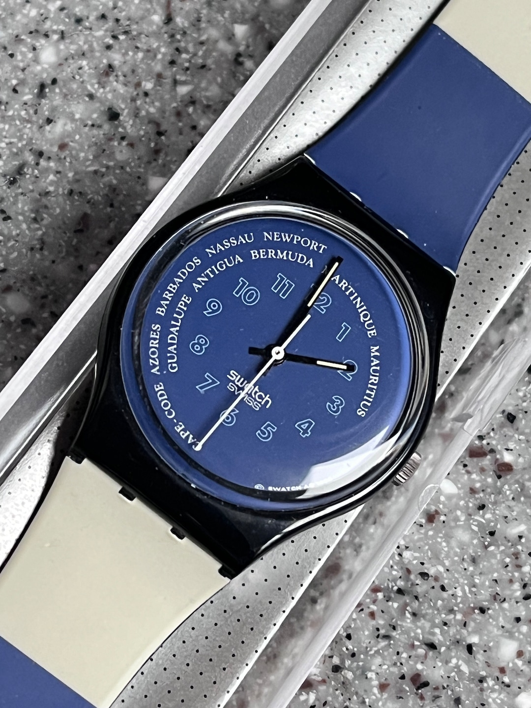 Reloj Swatch vintage nunca usado de 1990 llamado TENDER TOO-GB131 tema ...