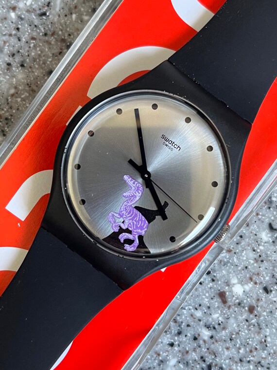 Swatch Watch Dinosaur called Pinkosaure New Old Stock… - Gem