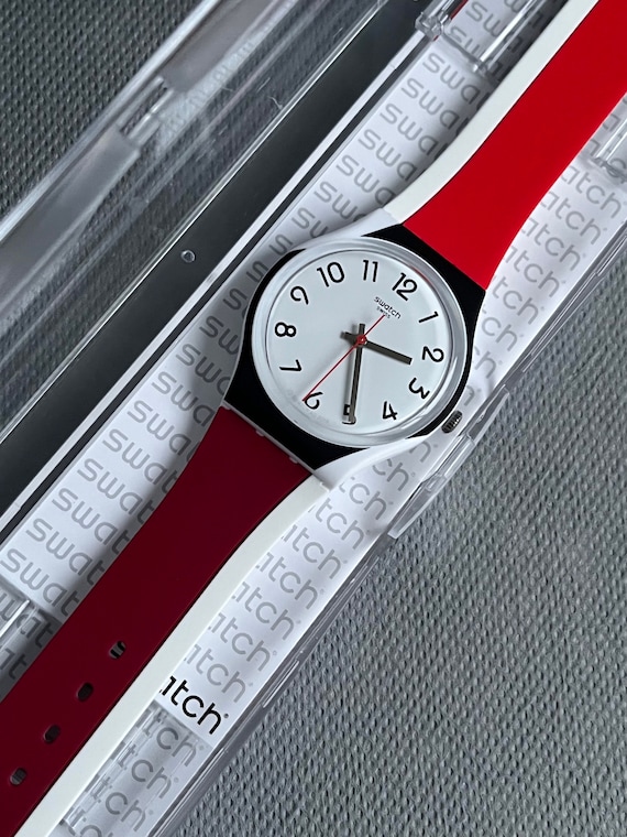 Swatch Watch called Redtwist two shades of fiery red … - Gem