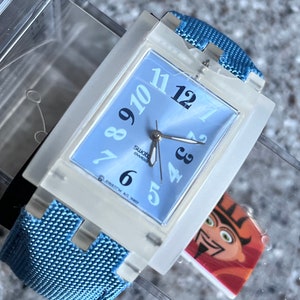 RARE Unworn Devil Paradise Swatch Watch SUFK106 Angel and Devil Flip ...