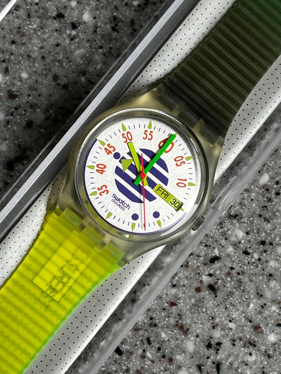 Swatch Vintage Watch 1992 Original 34mm called High P… - Gem