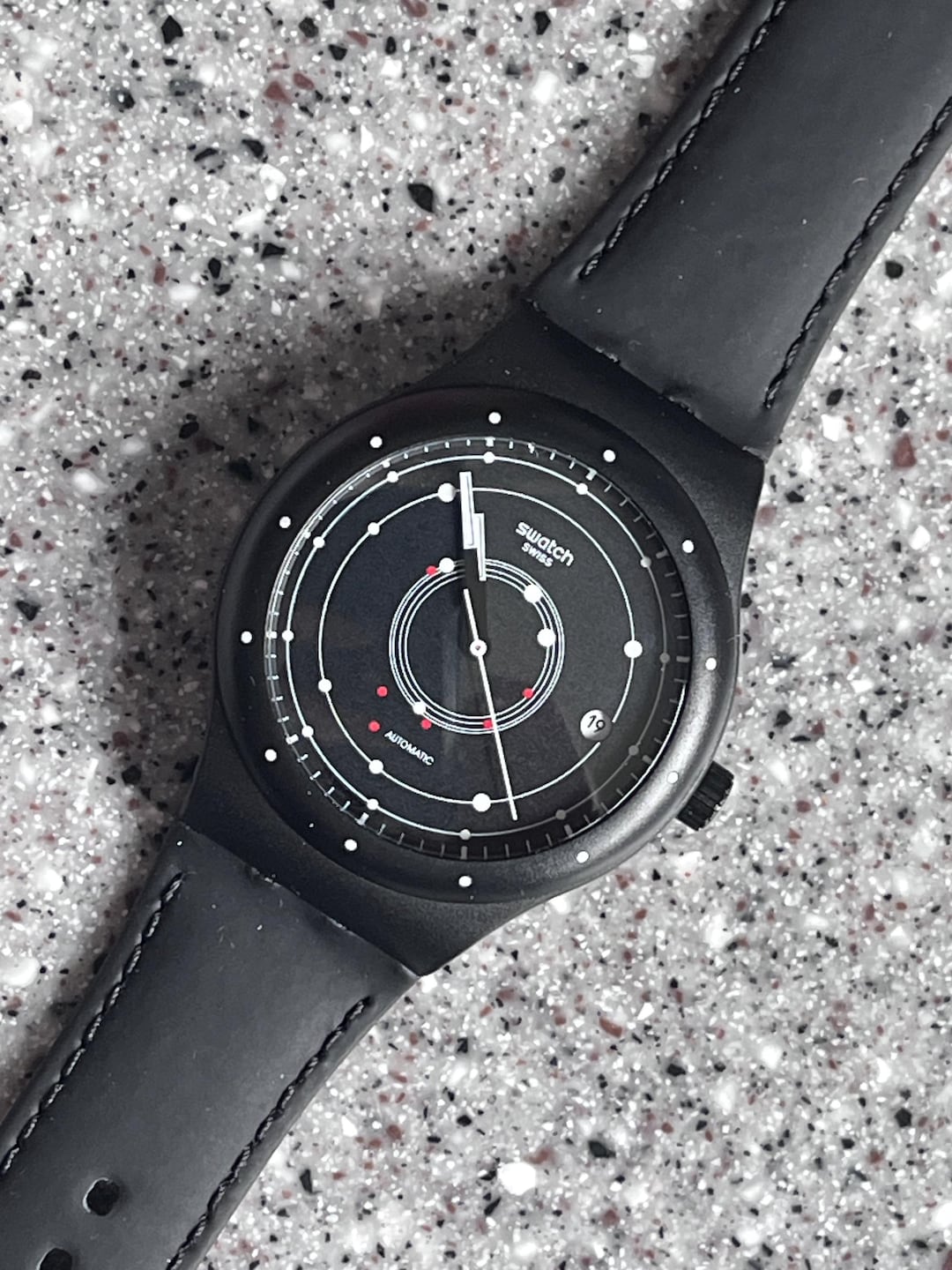Swatch Watch Automatic Sistem51 NEW Never Worn in Box Running Black ...