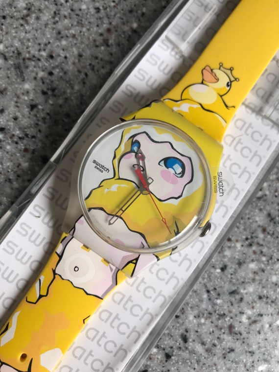 Ducky Brigade Vintage Swatch Watch by Hiroyuki Matsuu… - Gem