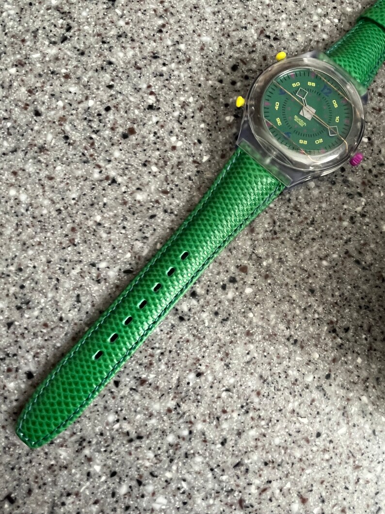 Swatch Pager Beep up PAT114 Jushinki RARE Pager Function Watch UNTESTED ...