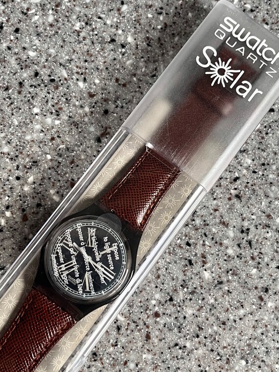 NEW Vintage SOLAR Rare Swatch Watch 90s never worn in… - Gem