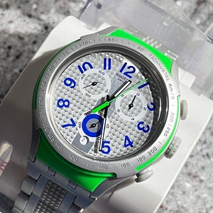 Watch Swatch Irony XLITE Chrono YYS4012AG ELECTRIC RIDE European Swatch ...