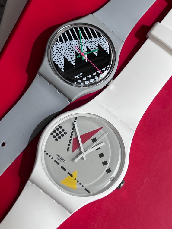 Throwback 1983 Bioceramic Set 2 Swatches NEW in Box r… - Gem