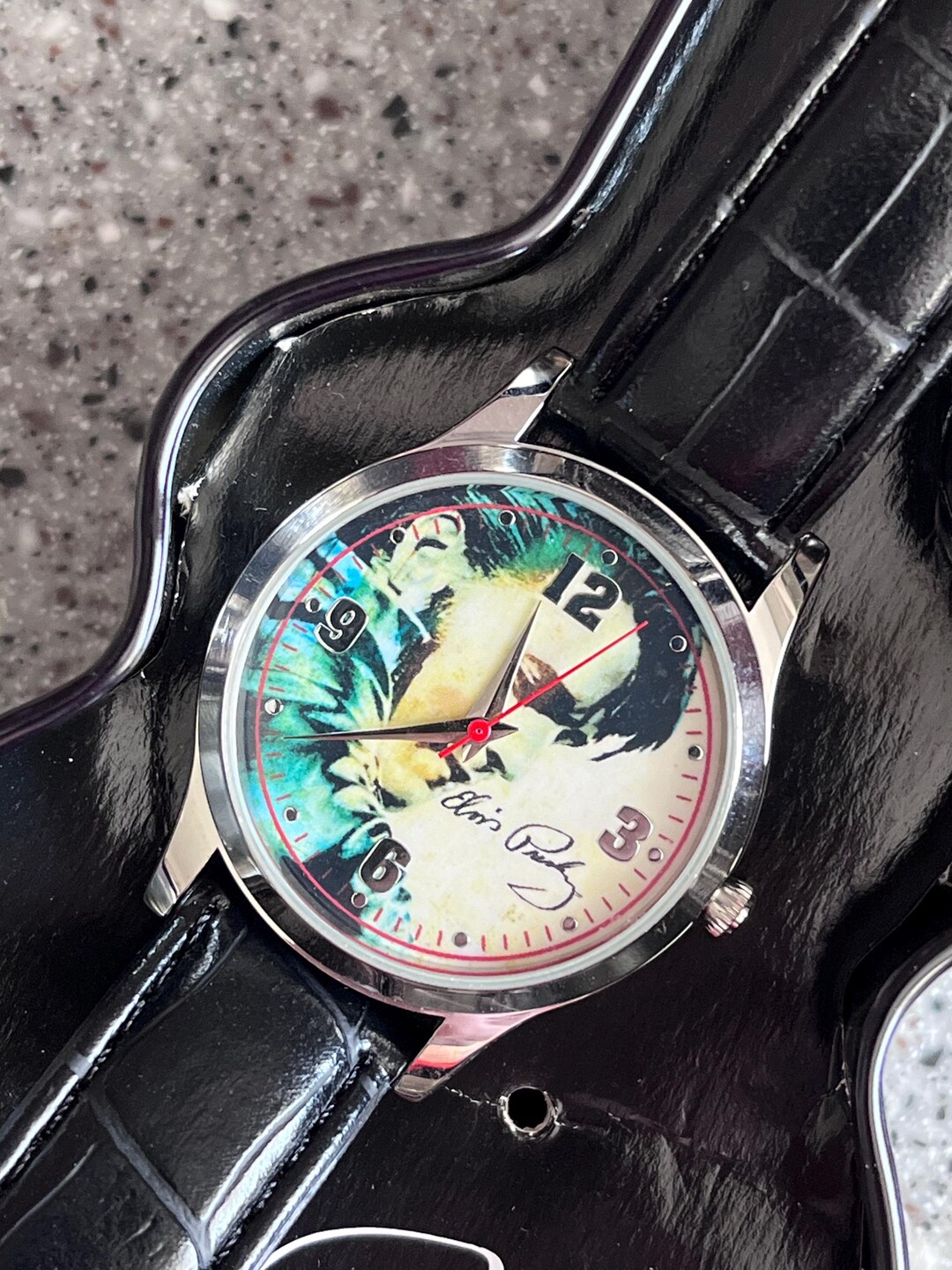 Elvis Presley Anniversary Watch 1977 E.P.E. Production With Battery ...