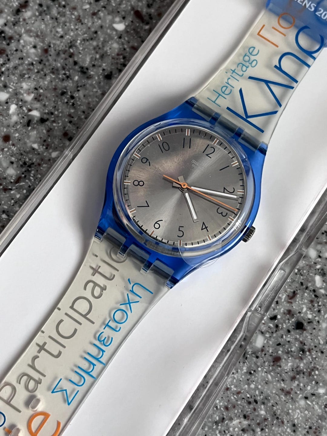 Swatch Vintage Watch GS121 Athens 2004 Olympic Special Swatch 34mm ...