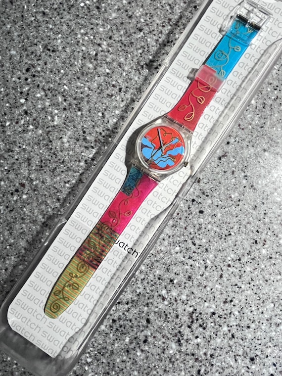 Swatch Watch 34mm everyday colorful swatch gold, pink… - Gem